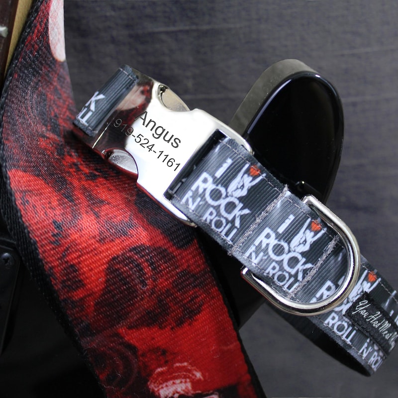 Rock Dog Collar - Etsy