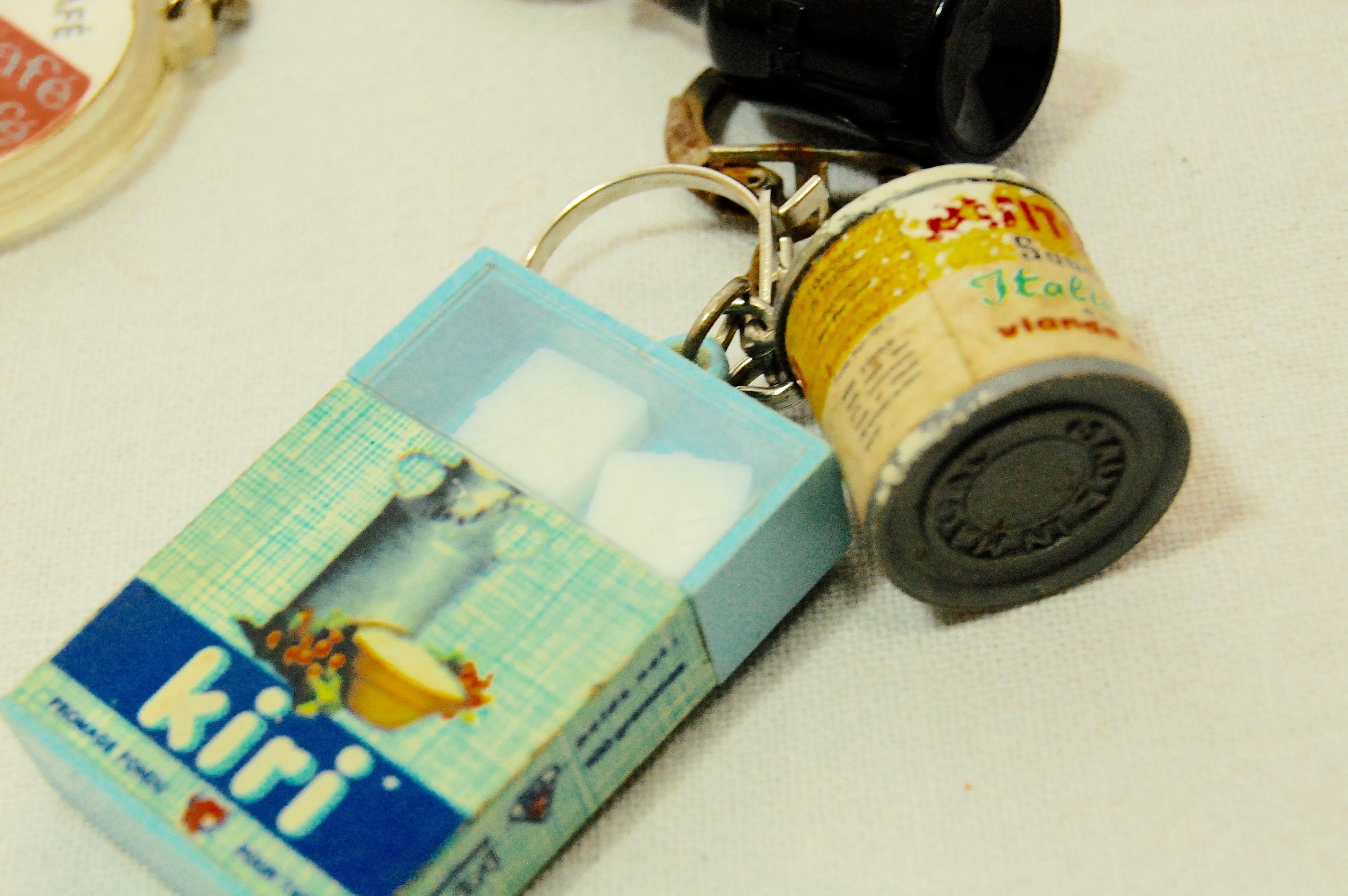 French Vintage Advertising Key Chains Set of 4 Food & | Etsy