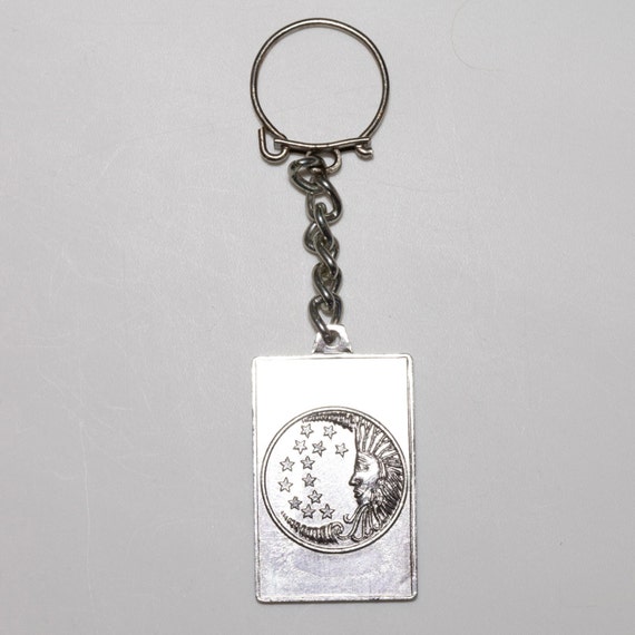 Set of 3 & 4 - French Vintage Advertising Key Chains … - Gem