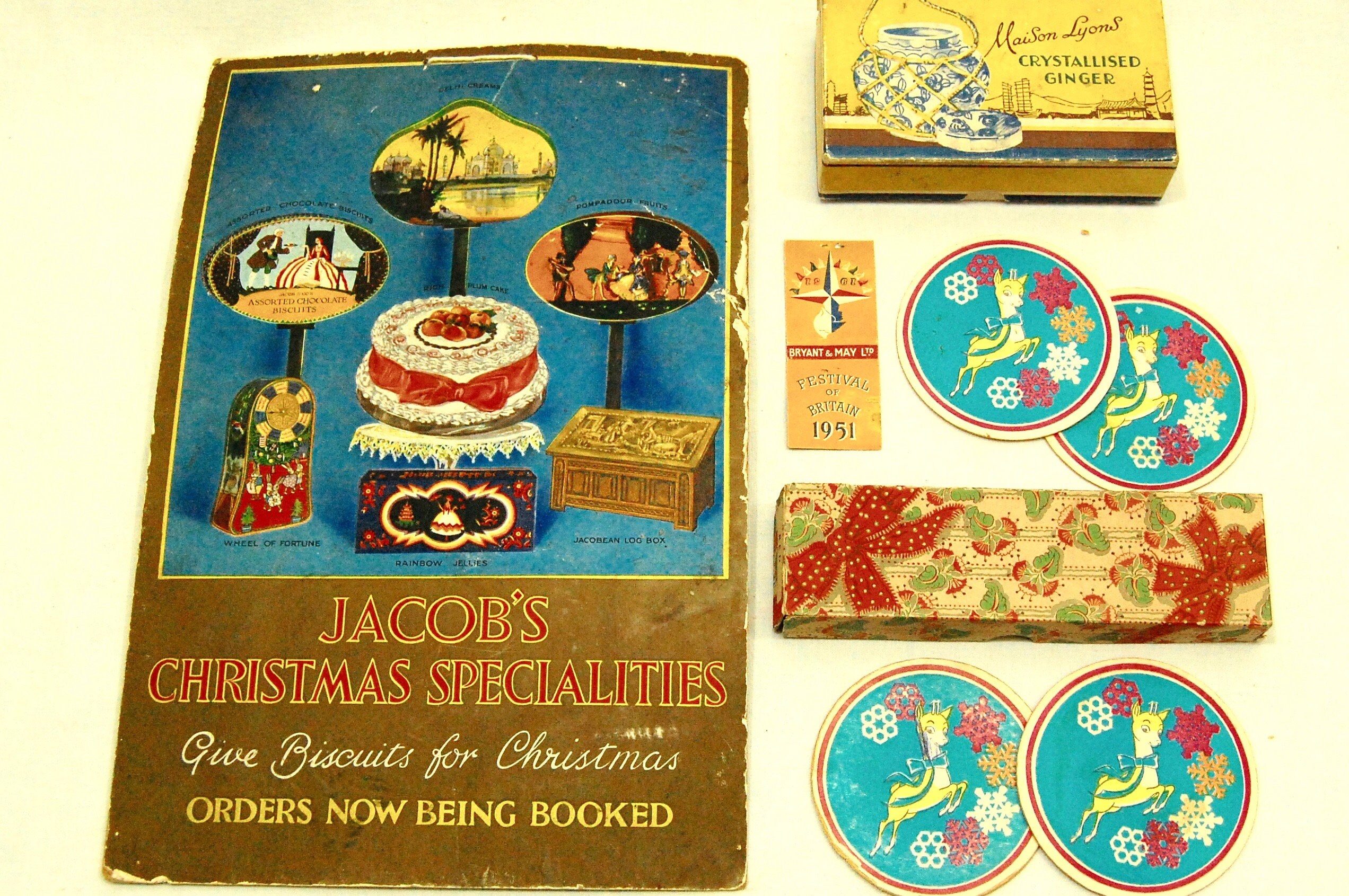 British VINTAGE Maison Lyon's Crystalised Ginger Box - Etsy Hong Kong