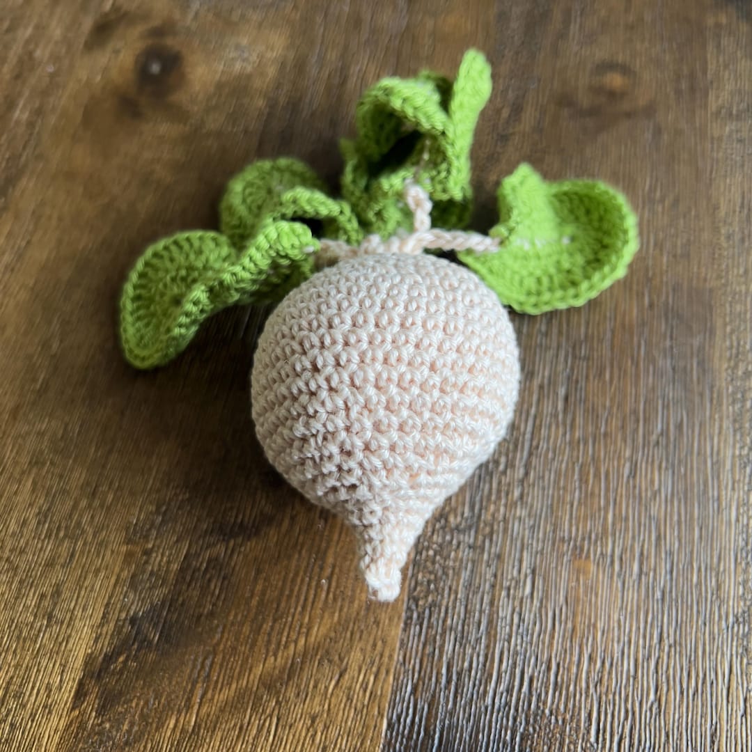 Crochet Turnip Soft Toy Play Food - Made to Order - Etsy