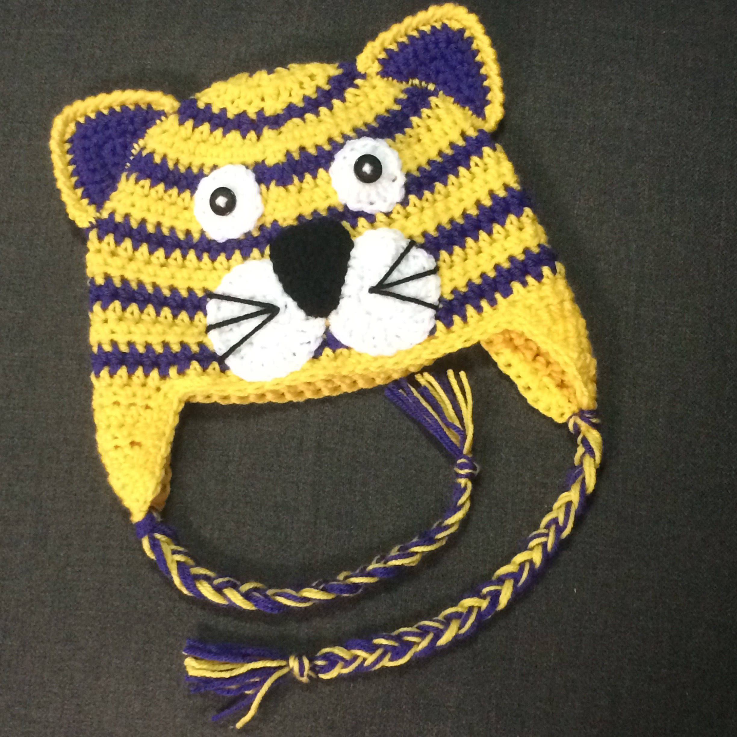 Made-to-order Tiger Beanie - All Sizes - Etsy