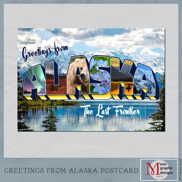 Alaska Postcards - Etsy