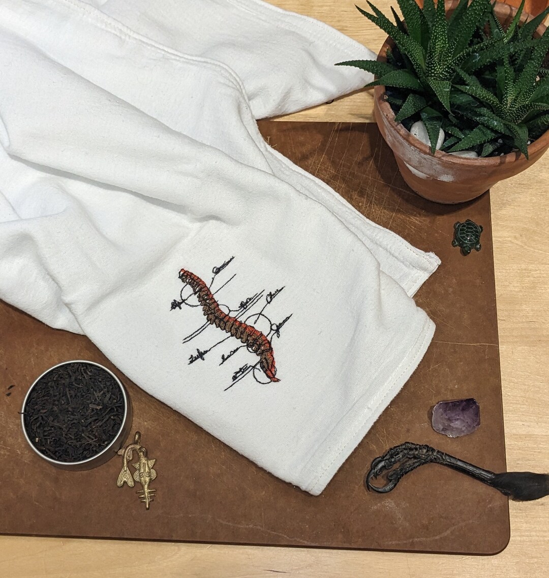 Embroidered Anatomy Spine - Etsy