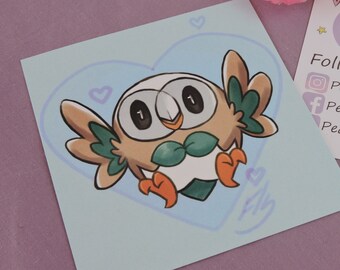 Rowlet Sticker - Etsy