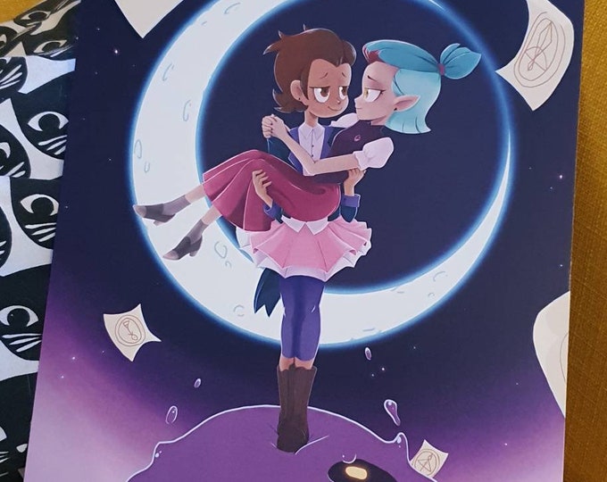 Luz and Amity : Owlhouse Grom Night - Etsy