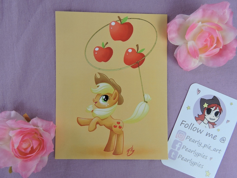 Applejack A6 Postcard Print - Etsy