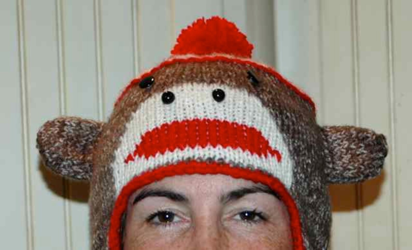 Sock Monkey Ear Flap Knitted Hat Pattern - Etsy