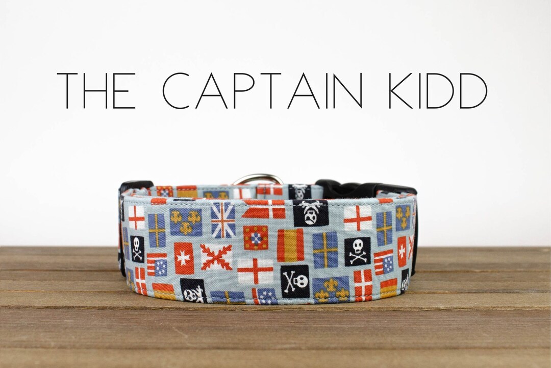 The Captain Kidd Dog Collar - Etsy