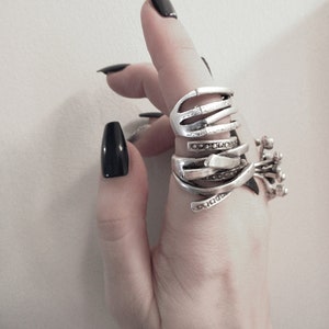 Wild Elegance Cocktail Edgy Ring Nature Inspired Robust Statement Ring ...