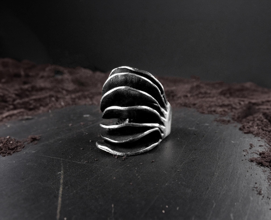 Large Statement Ring Gold Cocktail Ring Silver Gift Her Oversize Ring ...