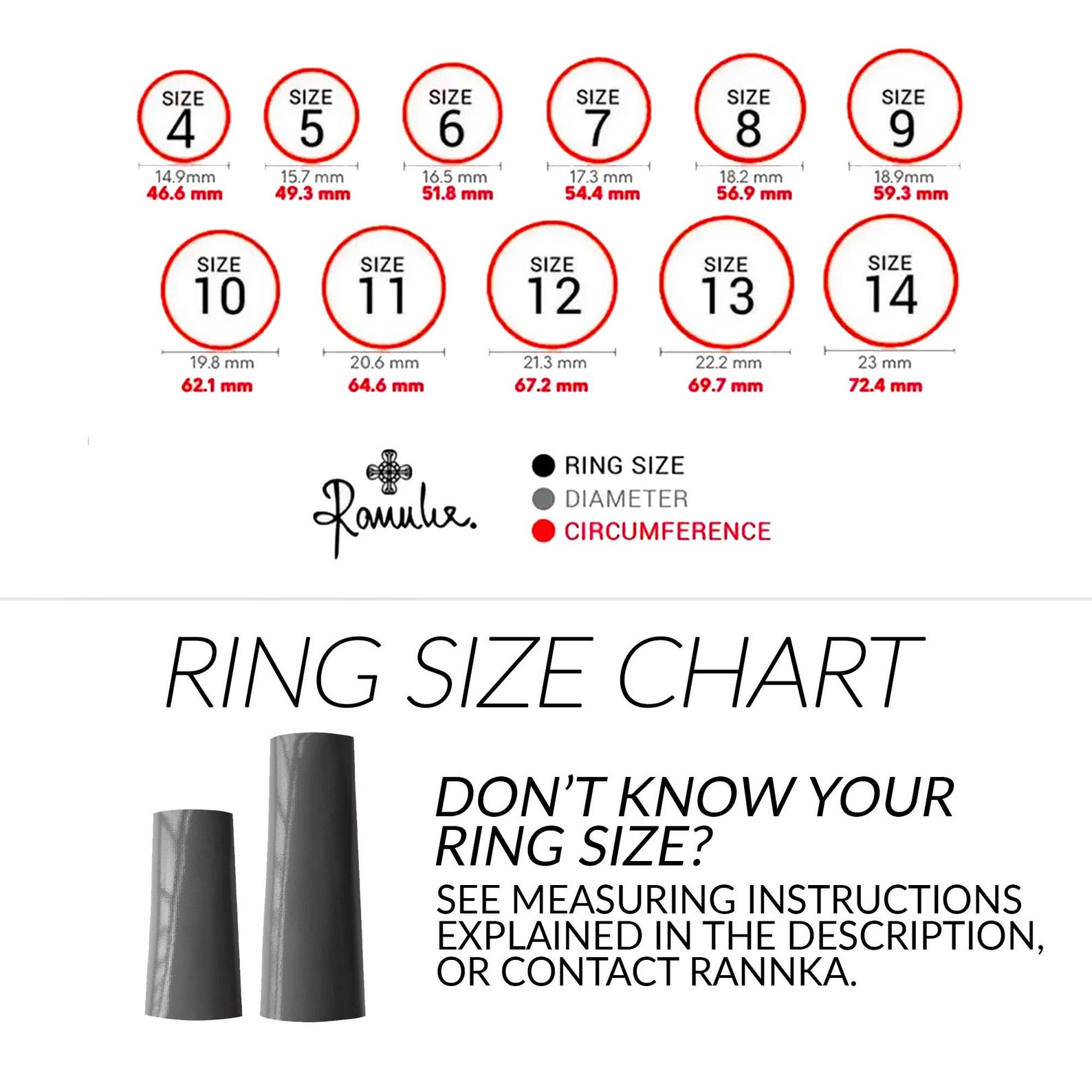 Grey PVC Ring Tattoo Lover Ring Gift Idea Birthday Ring for Her Gloss ...