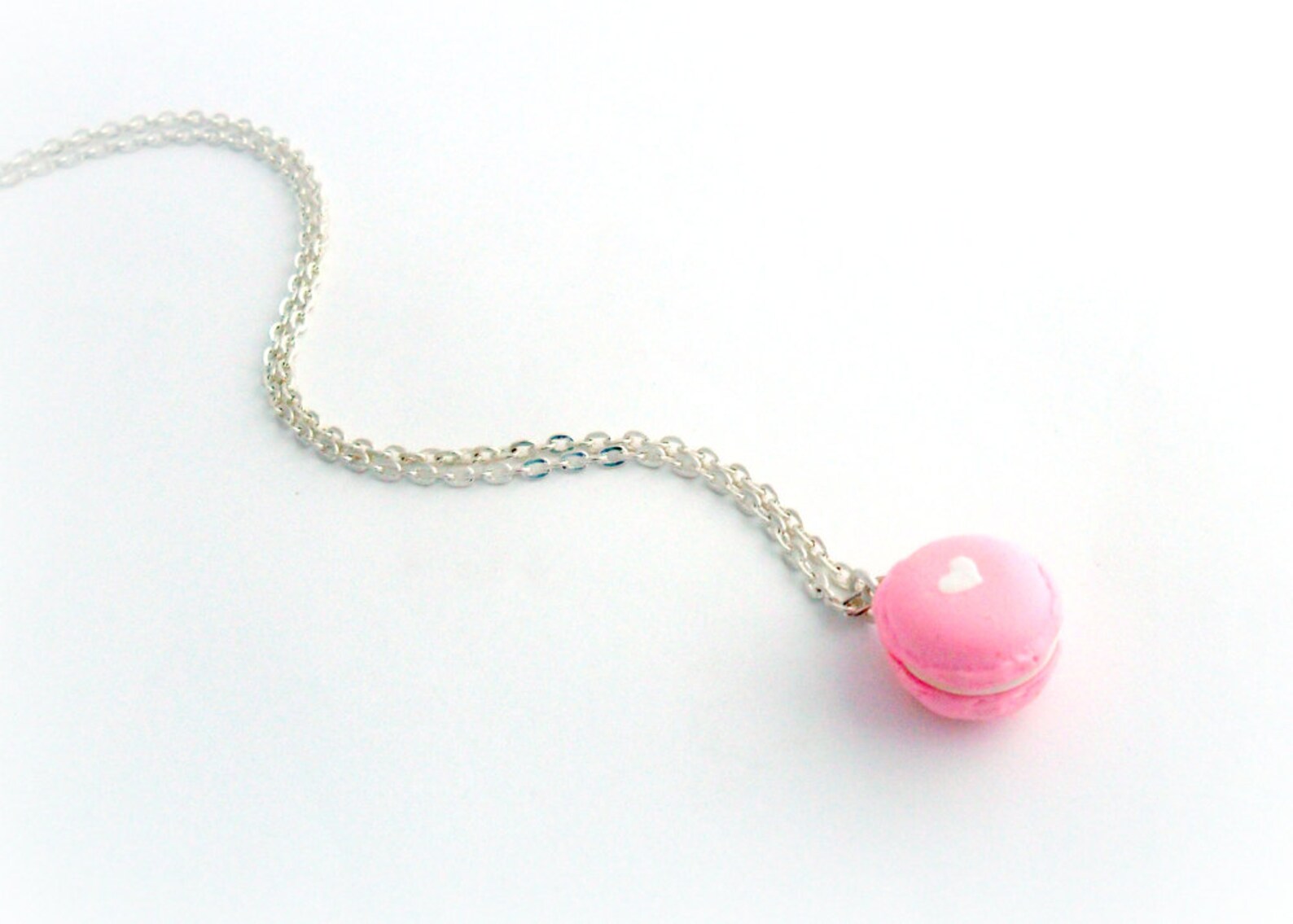 Macaron Necklace Kitsch Tiny Pastel Macaroon Choice of - Etsy