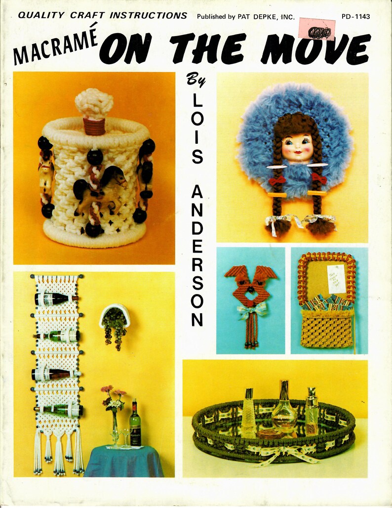 Macrame Pattern / Craft Books / Magazines a Lot Books From - Etsy