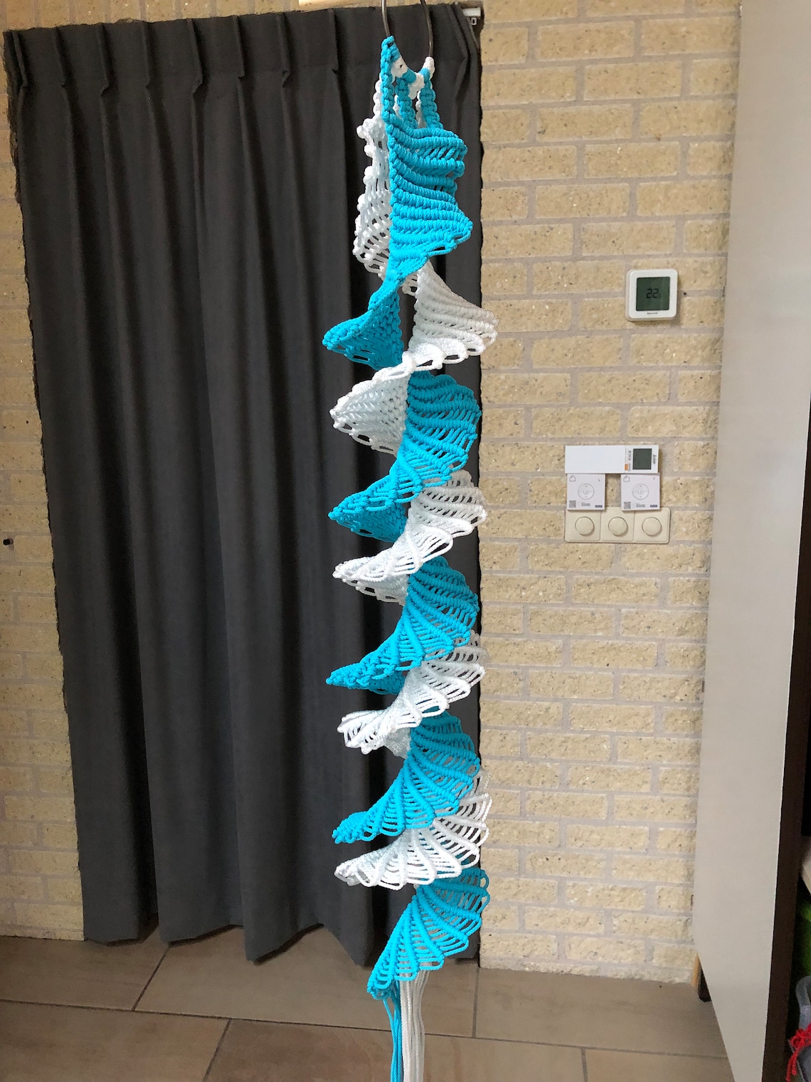 PDF Pattern/tutorial Macrame Wind Chime Double Spiral (ENGLISH Only ...