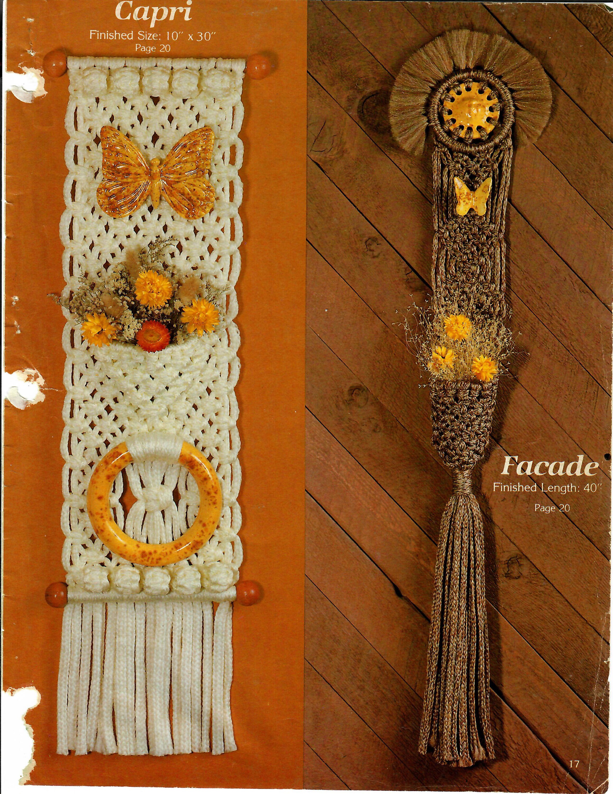 Macrame Inspirations Renaissance Pattern Book / Vintage '70 / Instructions How to / Pdf.book - Etsy