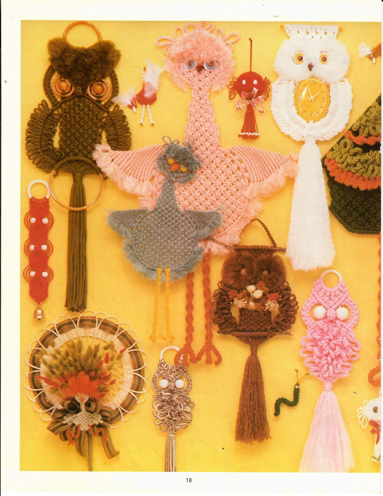 Macrame is for the Birds by Judy Palmer Pattern Book / Vintage '70 ...