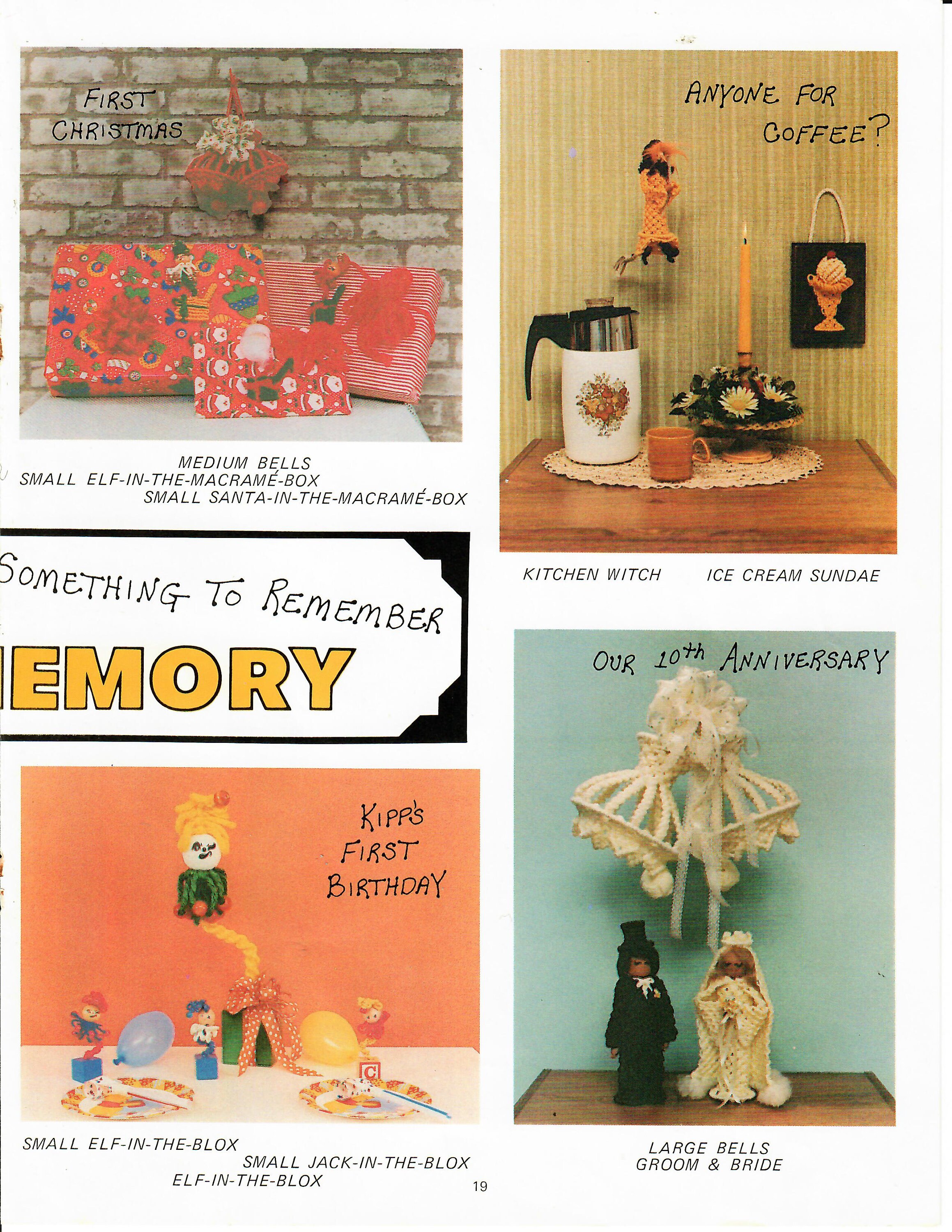 Macrame A Memory by Janice Kress Pattern Book / Vintage 70 / Instruction How to / Pdf. Book - Etsy