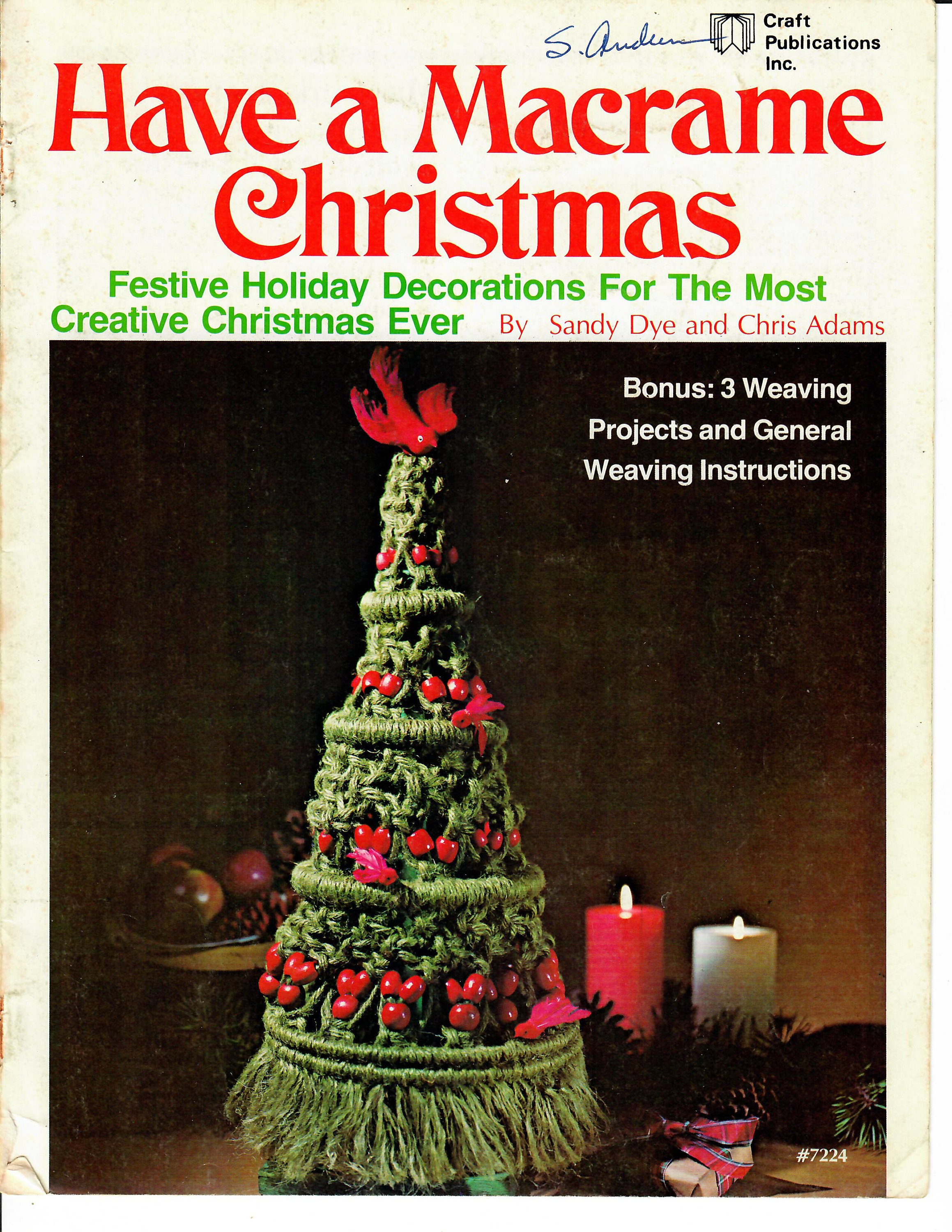 Macrame Pattern / Craft Books / Magazines a Lot Books From the '70 ...