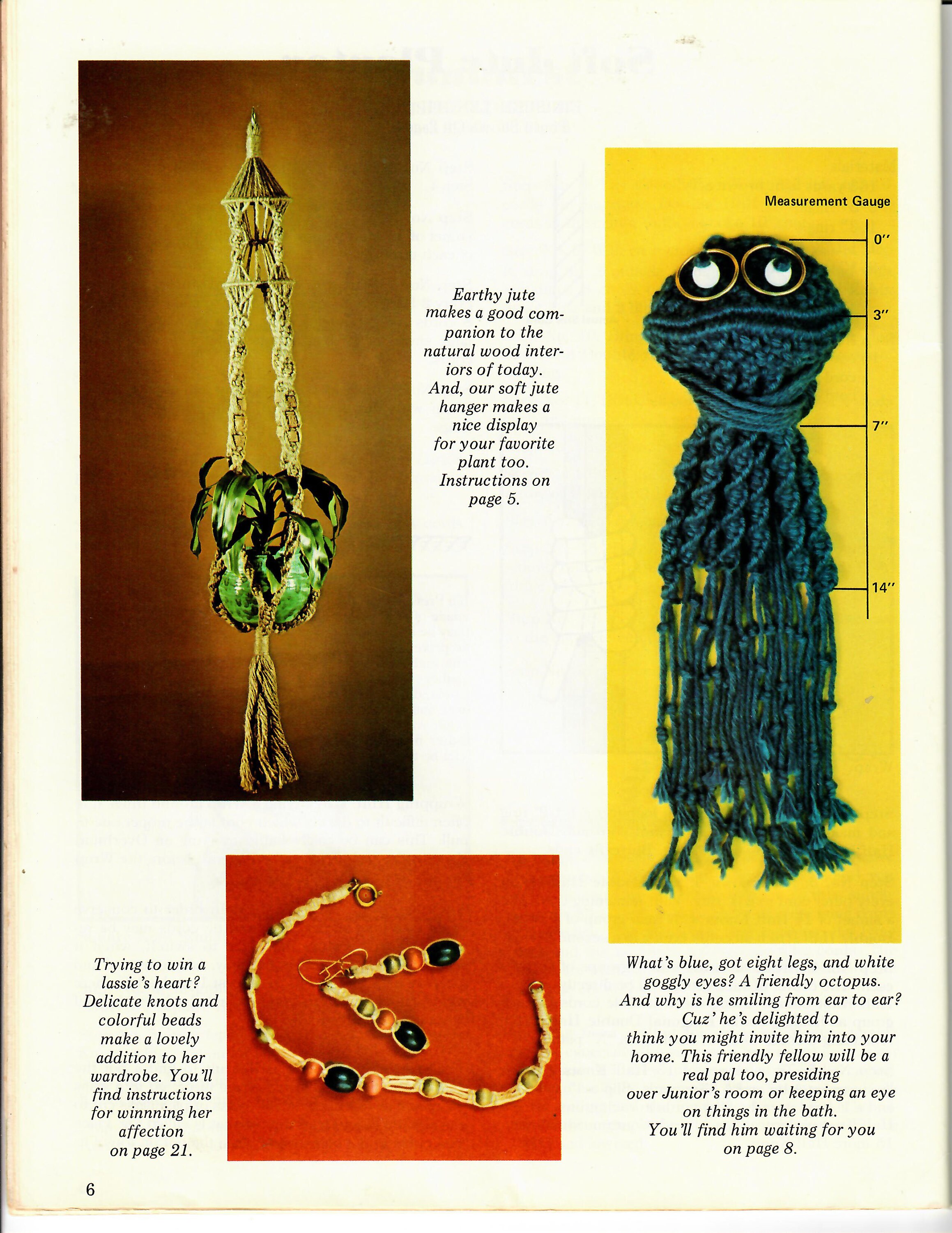 Creative Ideas Made Easy in Macrame Pattern Book / How to Instruction Book / Vintage '77 / Pdf ...