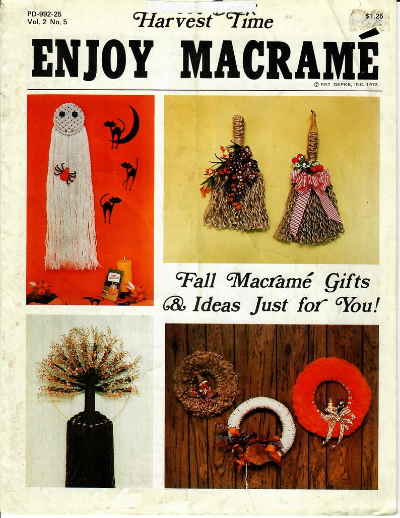 Macrame Pattern / Craft Books / Magazines a Lot Books From the '70 ...