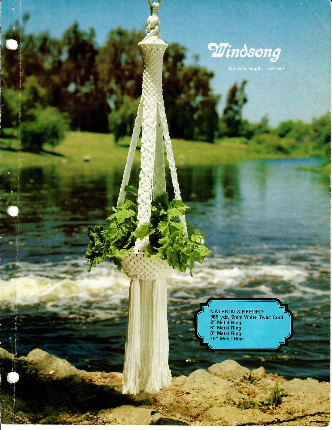 Macrame Splendor No. 2 Pattern Book / Instructions for 18 Projects ...