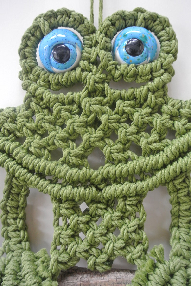 PDF PATTERN / Tutorial Macrame Frog ENGLISH Only - Etsy