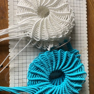 PDF Pattern/tutorial Macrame Wind Chime Double Spiral (ENGLISH Only ...