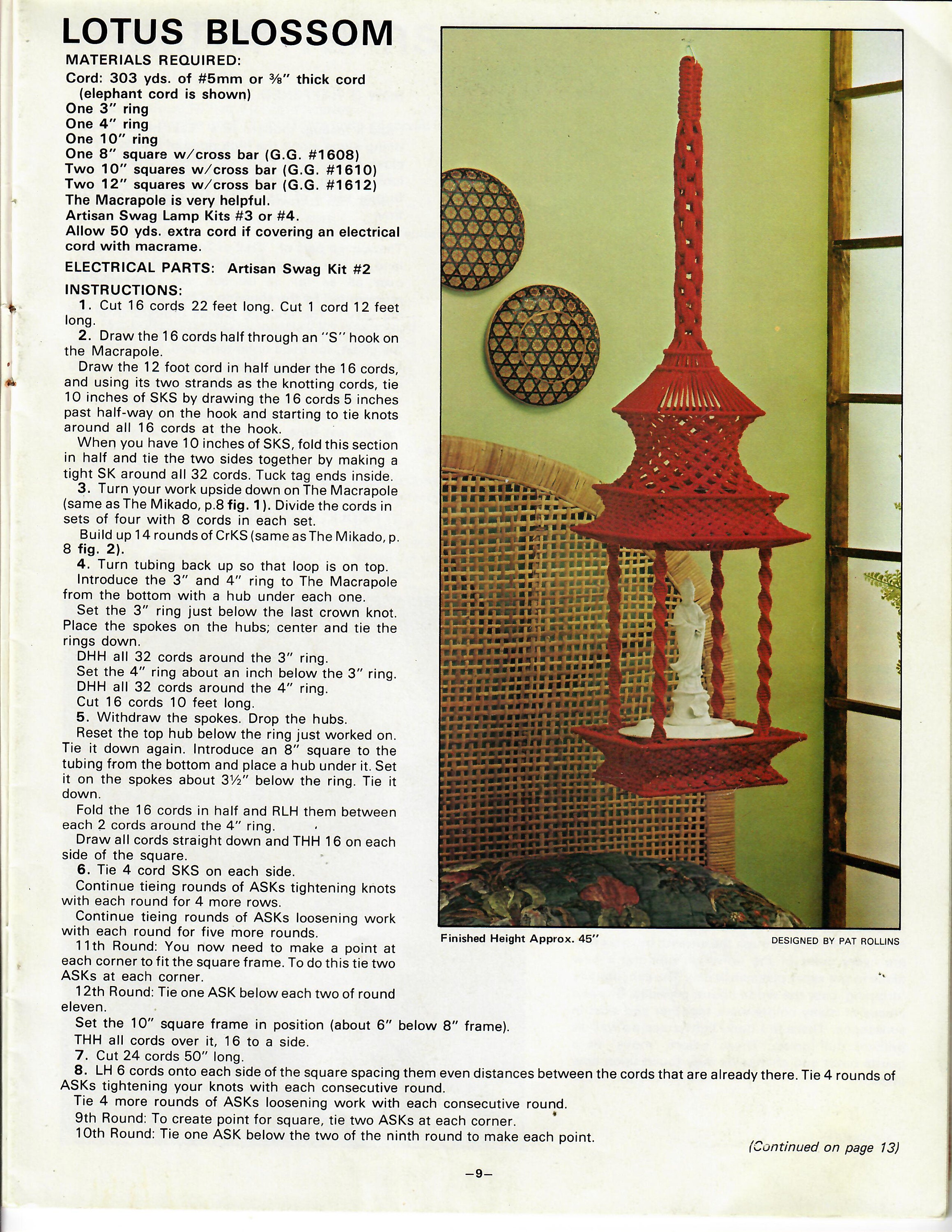 Fiber Form & Fantasy Pattern Book / Vintage '70 / Instructions How to ...