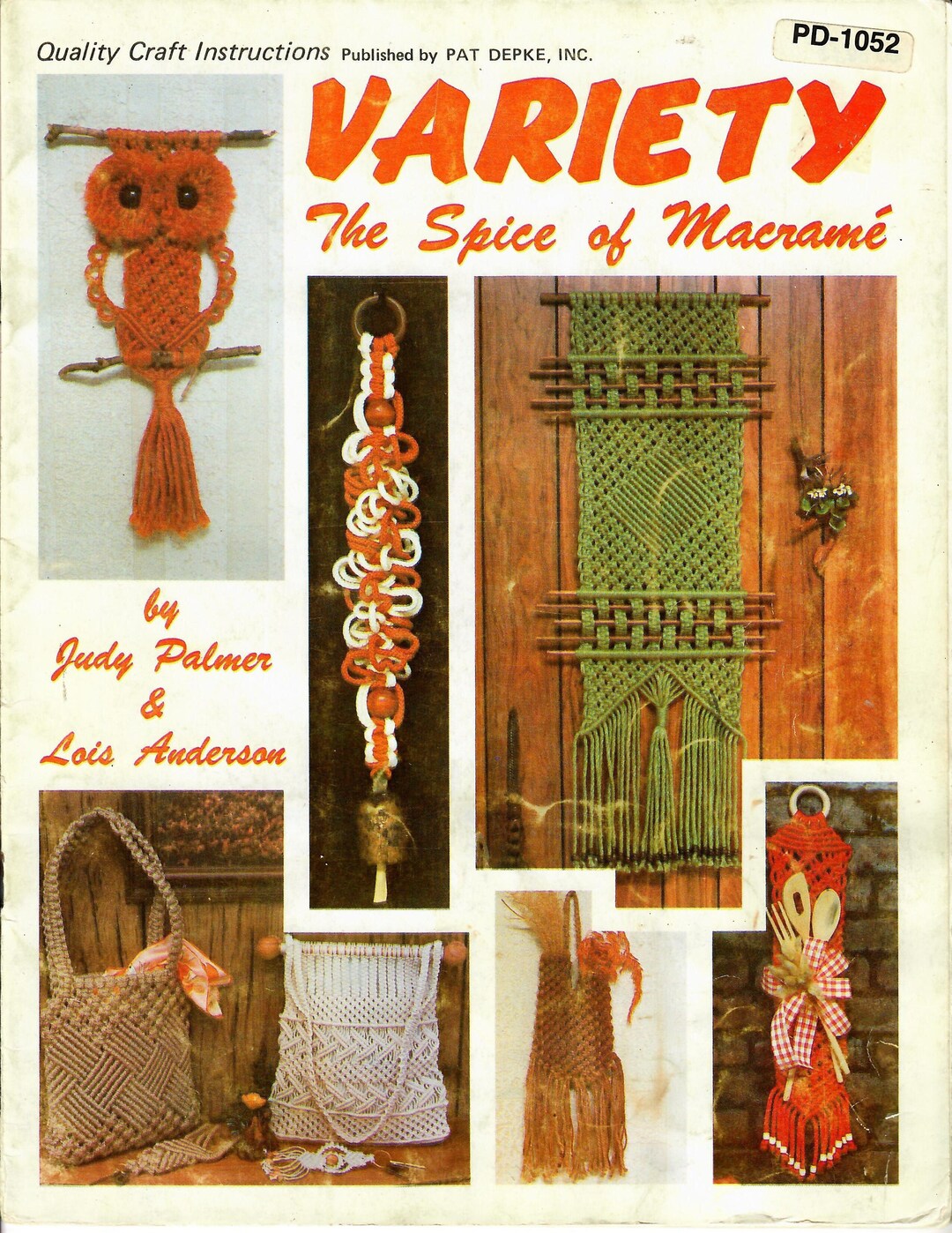 Macrame 8 Different Craft Books / Patterns / Magazines a Lot - Books ...