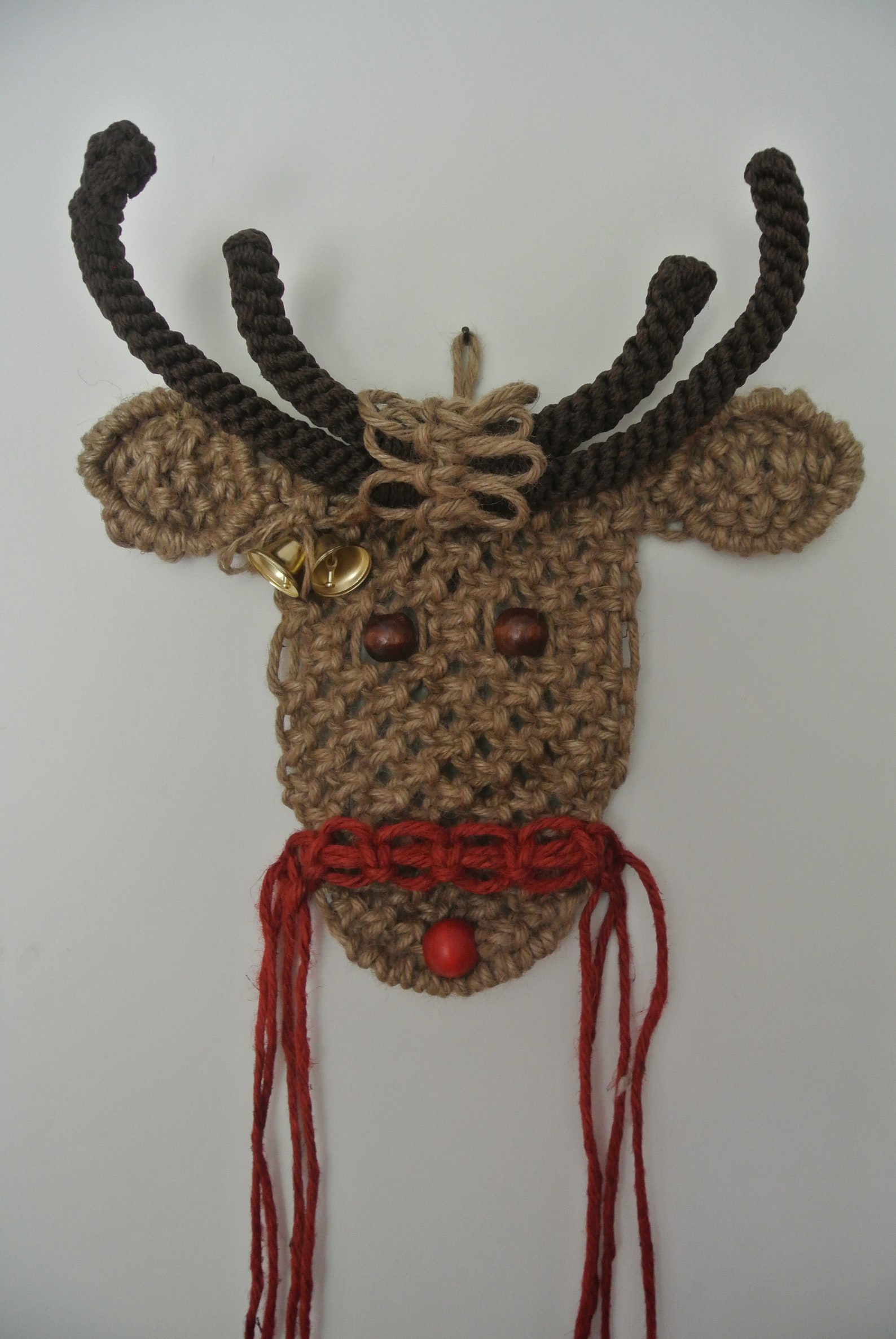 Macrame Reindeer Pattern / Macrame How to / Vintage '70 / Pdf. - Etsy