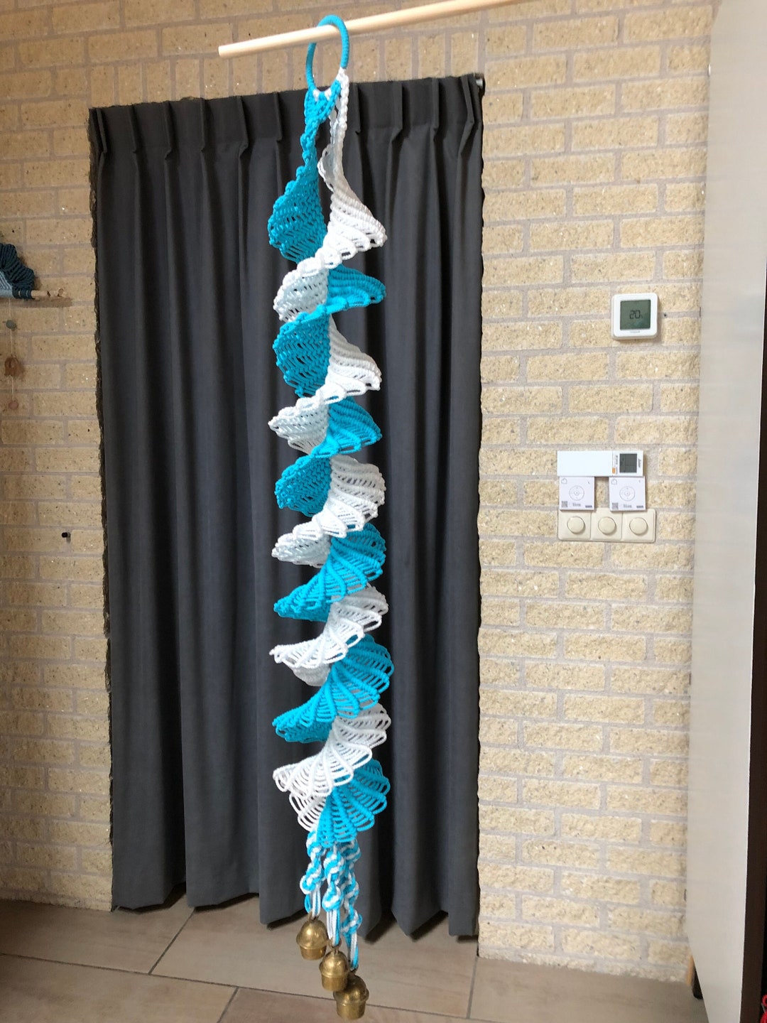 PDF Pattern/tutorial Macrame Wind Chime Double Spiral (ENGLISH Only ...