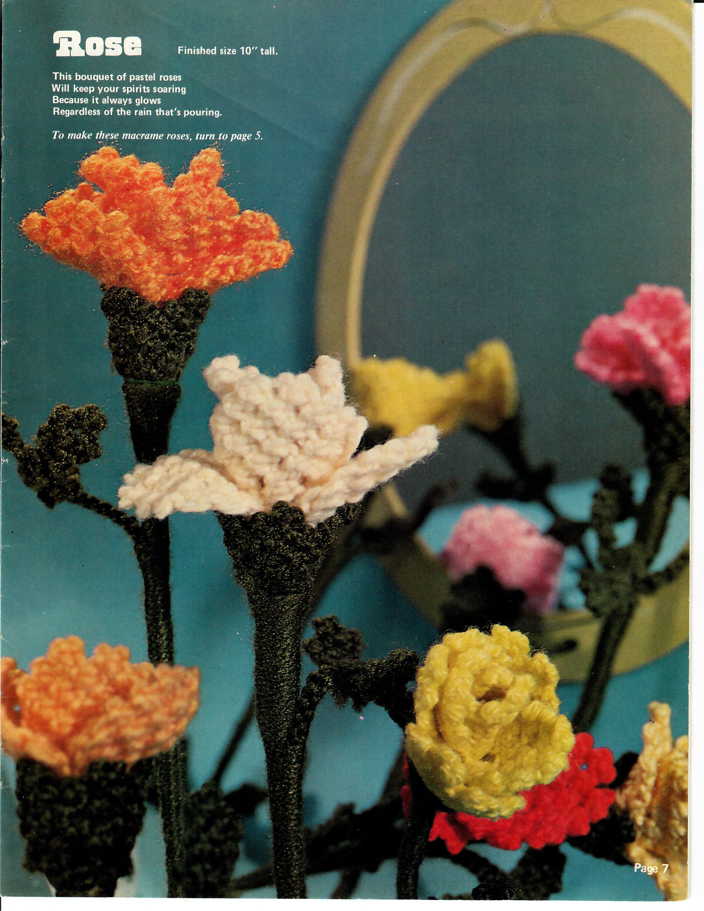 Fiber Flowers Macrame Weaving Crochet Pattern Book / 10 - Etsy