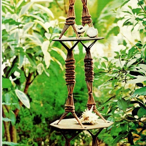 Make a Table in Macrame Pattern Book / Vintage '70 / Instructions How ...