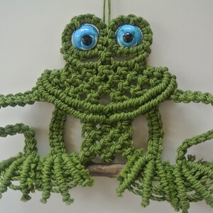 PDF PATTERN / Tutorial Macrame Frog ENGLISH Only - Etsy