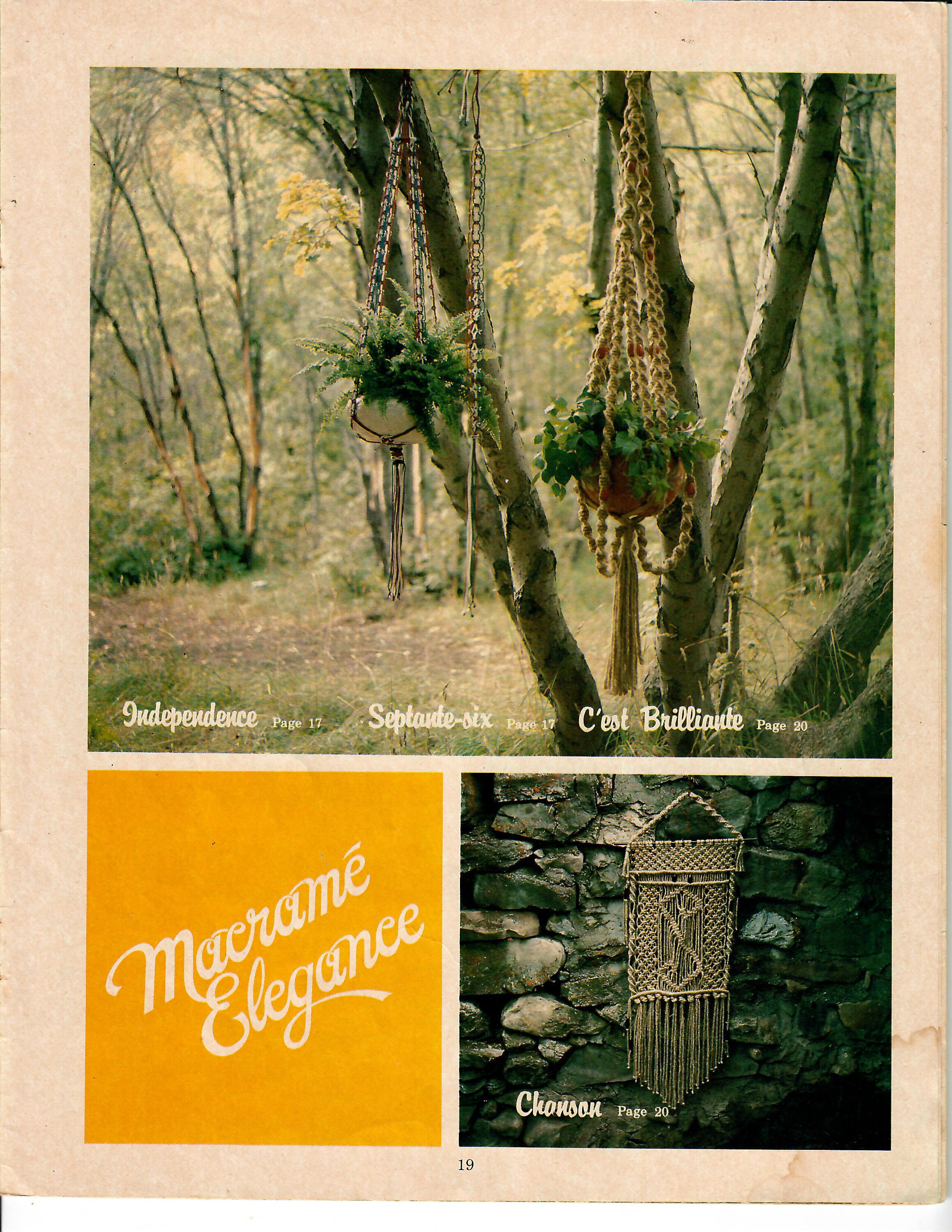 Macrame Elegance Pattern Book / Vintage '70 / Instructions How to / Pdf.book - Etsy