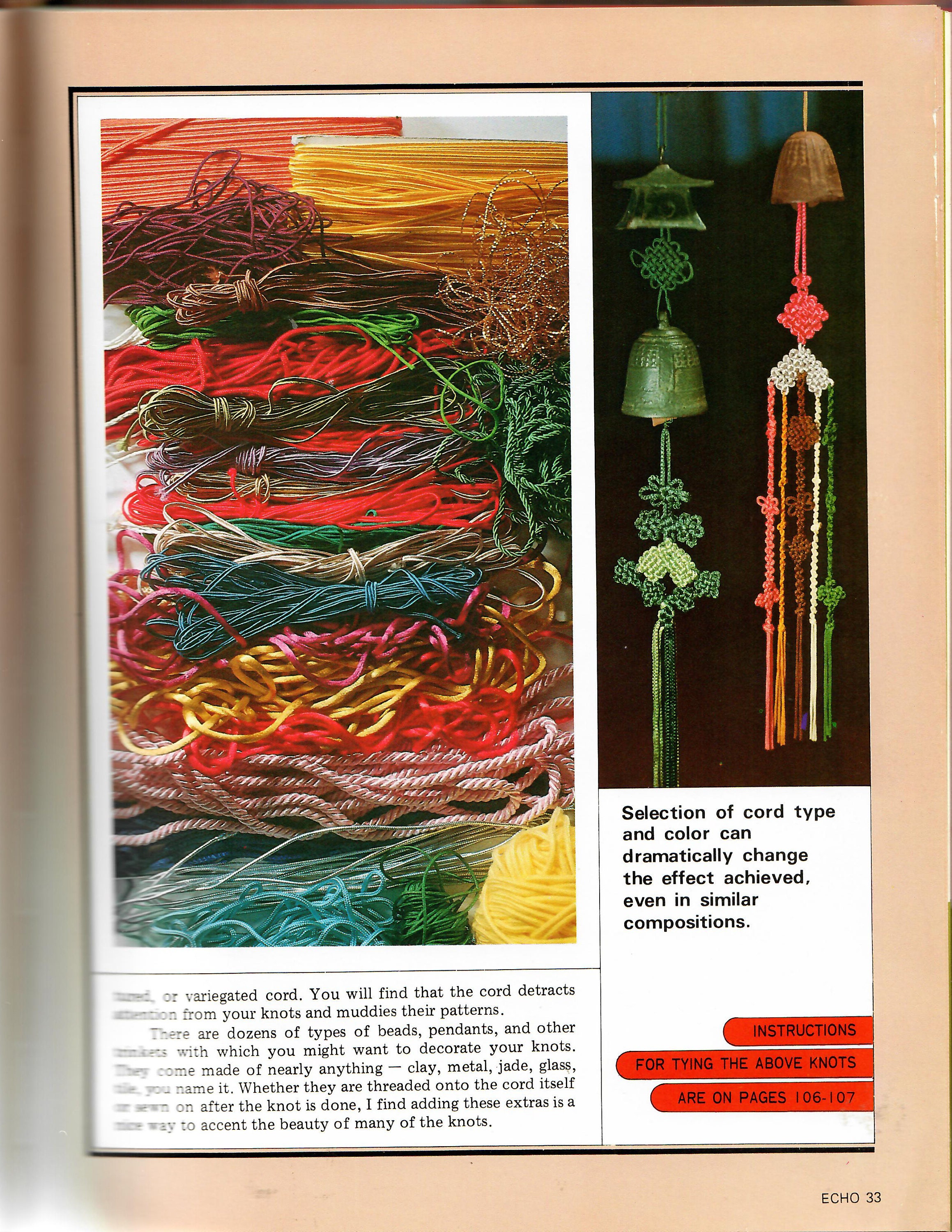 Chinese Knotting by Lydia Chen echo Craft Books Januari 1981 - Etsy