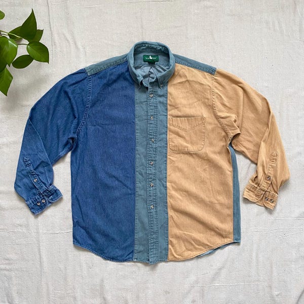 90s Color Block - Etsy