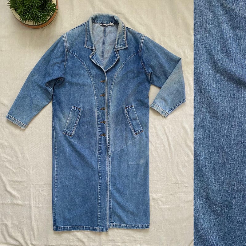 Denim Duster - Etsy