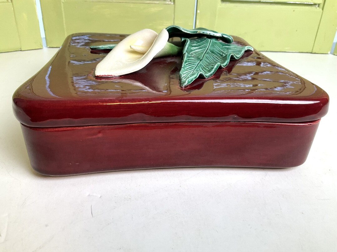 Vintage Lidded Ceramic Trinket Box - Signed Walter Wilson - California ...