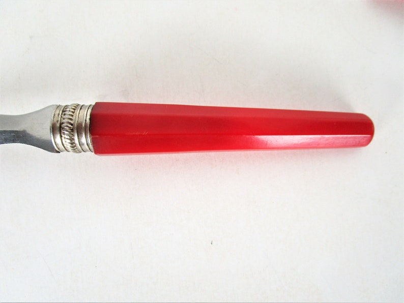 Vintage Red Bakelite Handle Kitchen Utensils - Your Choice - Cake ...