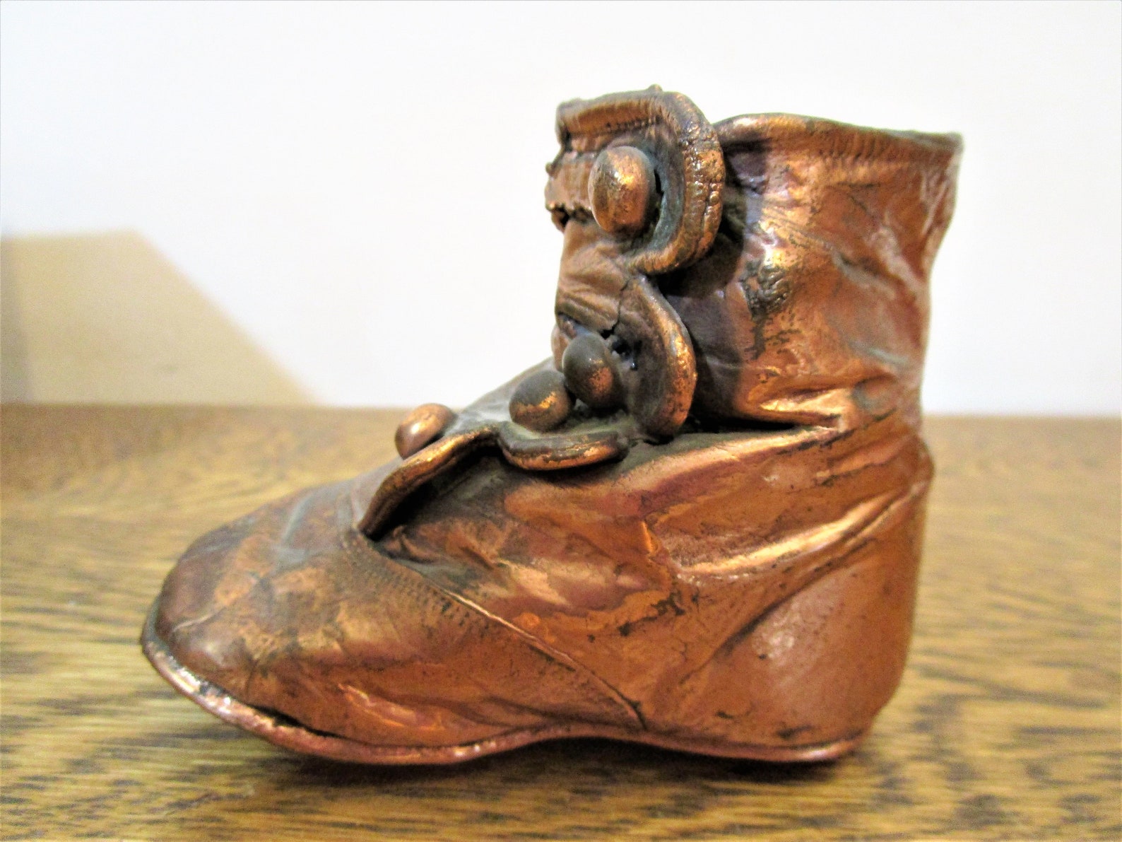 Charming Vintage Bronze Baby Shoes Your Choice Nursery | Etsy