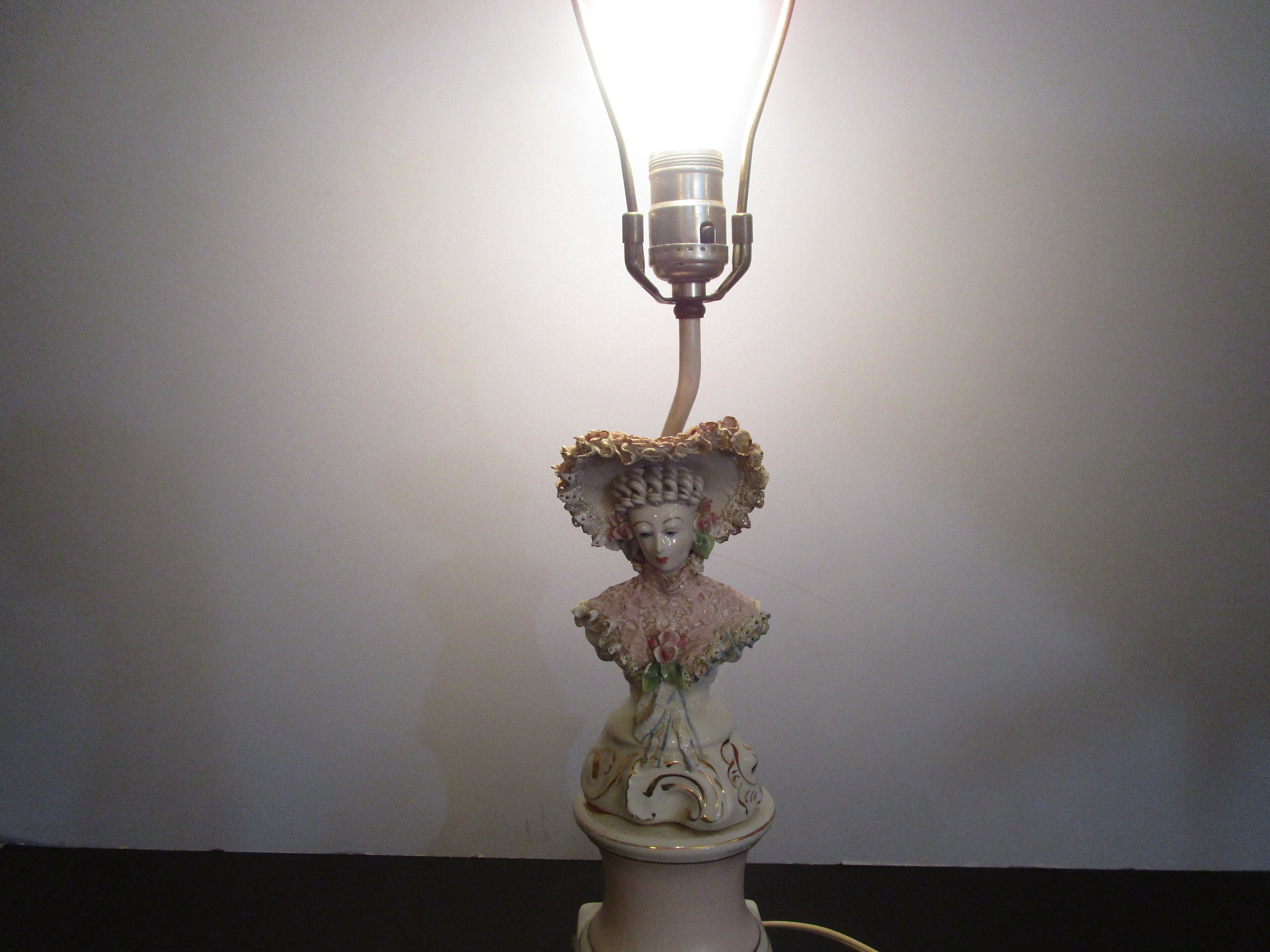 Vintage Cordey Victorian Woman Lamp Vintage Lady Lamp with | Etsy