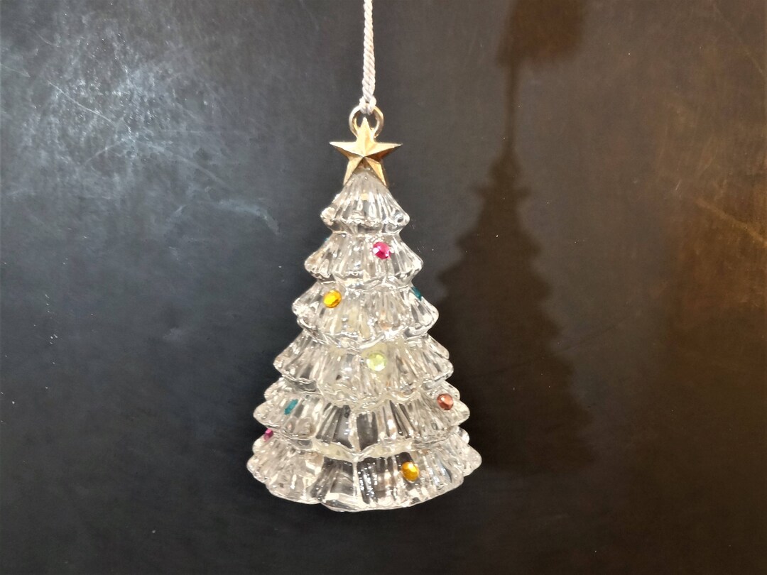Lenox Jeweled Crystal Christmas Tree Ornament - Lenox Crystal "jewels ...