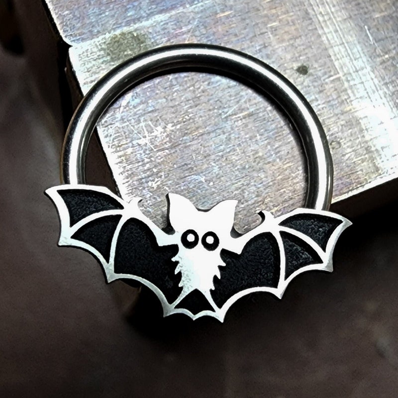 Bat Septum Ring - Etsy