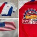 Vintage Desert Storm Jacket Red White Blue Bomber Satin - Etsy