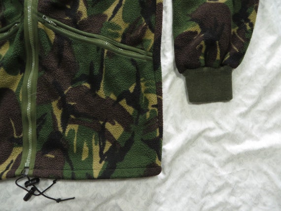 Vintage British Army Fleece Jacket Green Brown DPM Ca… - Gem
