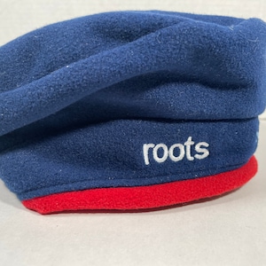 Vintage Salt Lake Olympics Beret Roots Blue Red Hat 2002 - Etsy