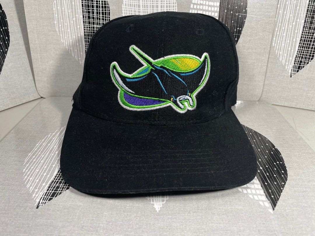 Vintage Devil Rays Hat Tampa Bay Black Sports Specialties Strapback Y2k 2000’s - Etsy
