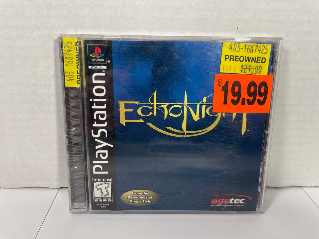 Echo Night PS1 Game Playstation Rare Used Sealed Disc - Etsy